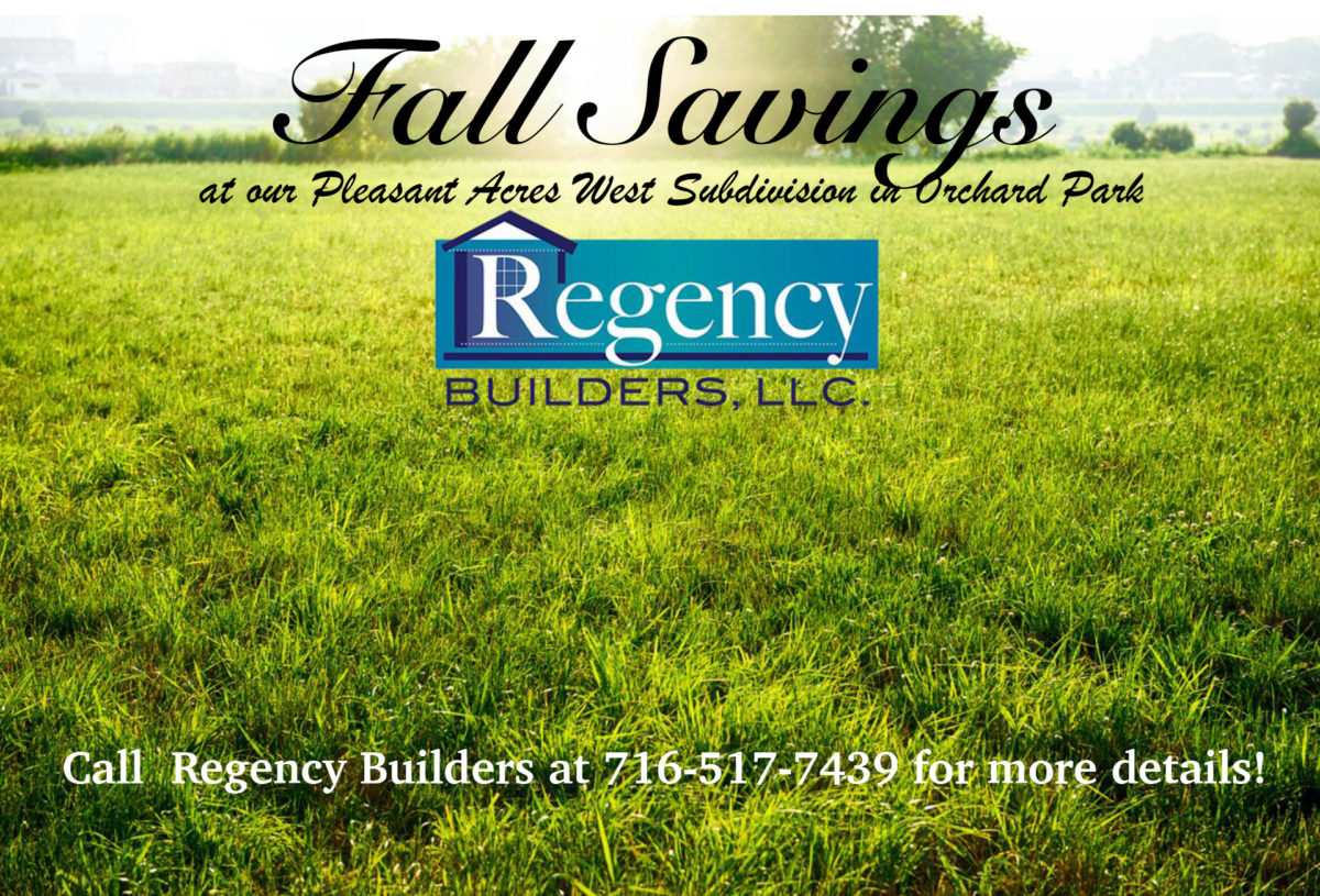 Regency Builders LLC | Home Building Company | Western New York